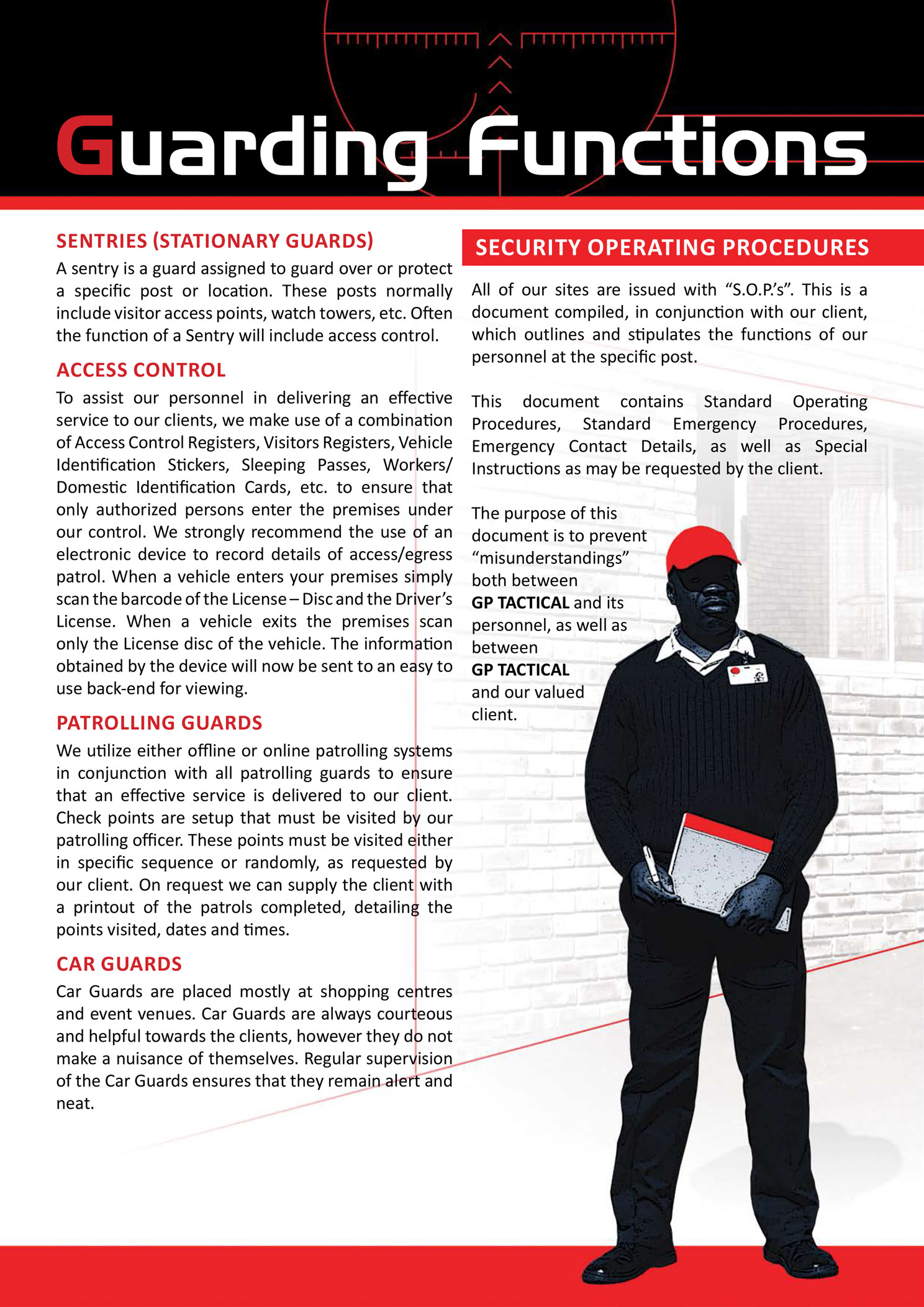 GP Tactical - Guarding Functions